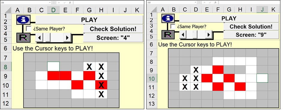 Juegos Excel - Juegos hechos en Excel - Juegos para Excel | Excel ...